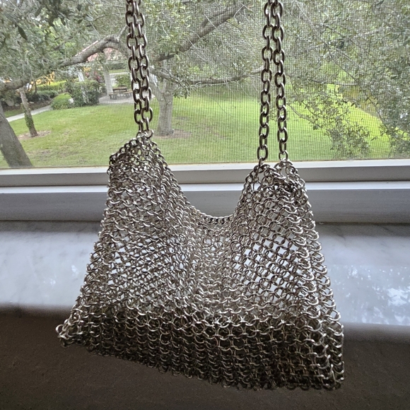 Bags | Vintage Silver Chainmail Bag | Poshmark
